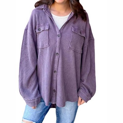 Women's Dawn Waffle Shacket - Hyfve : Target