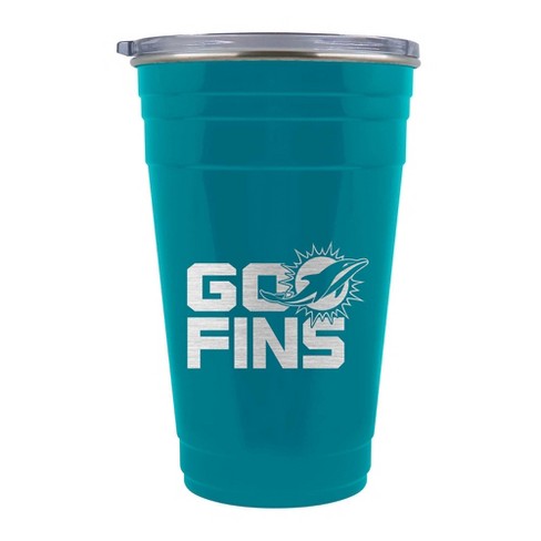 Nfl Miami Dolphins 22oz Rally Cry Tailgater Tumbler : Target