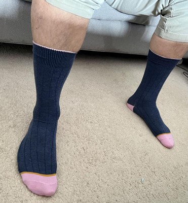 Signature Gold By Goldtoe Men's Marcos Madras Plaid Crew Socks 5pk ...