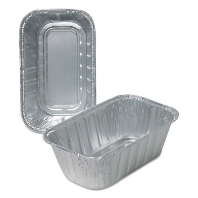 Durable Packaging Aluminum Loaf Pans, 1 Lb, 6.13 X 3.75 X 2, 500/carton ...