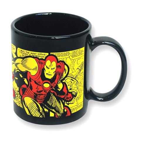 Icup, Inc. Marvel The Invincible Iron Man Comic Wrap 11 Oz Ceramic Mug ...