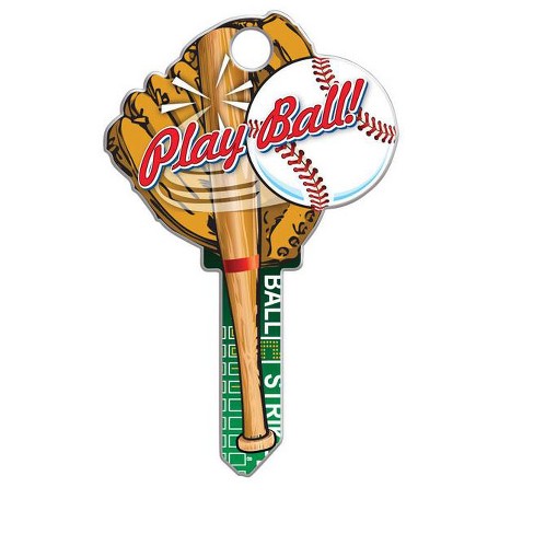 Lucky Line Key Shapes Baseball House Key Blank Double For Schlage Sc1 ...