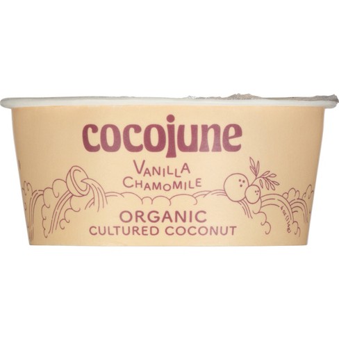 Cocojune Organic Cultured Coconut Yogurt Vanilla Chamomile - 4oz : Target