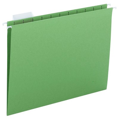 Smead Hanging File Folder With Tab, 1/5-cut Adjustable Tab, Letter Size ...