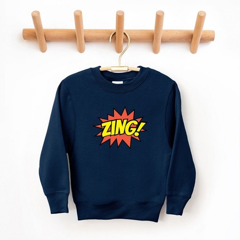 The Juniper Shop Comic Zing Youth Graphic Sweatshirt - S - Navy : Target