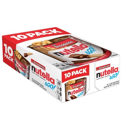 Nutella And Go Breadstick Family Pack : Target