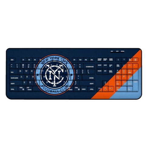 Keyscaper New York City Fc Diagonal Stripe Wireless Usb Keyboard : Target