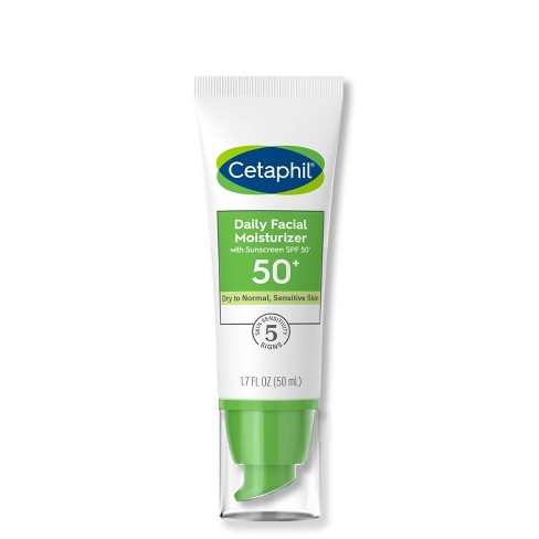 Cetaphil Daily Facial Moisturizer Broad Spectrum - Spf 50 - 1.7 Fl Oz ...