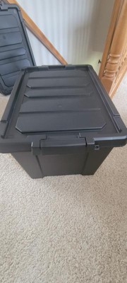 Iris Usa Lockable Heavy Duty Plastic Storage Bins Container With Lids ...