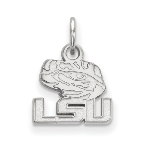Black Bow Jewelry Sterling Silver Louisiana State Fighting Tigers Ncaa ...