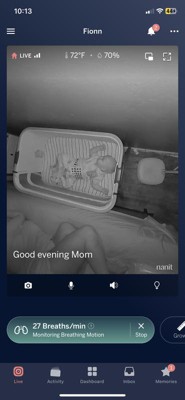 Nanit Pro Smart Baby Monitor & Floor Stand - White : Target