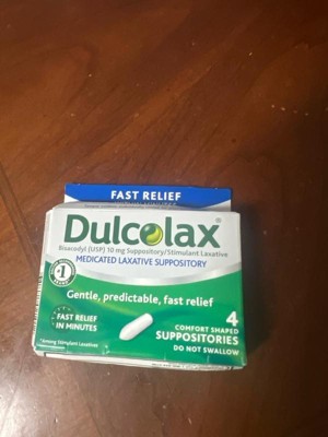 Dulcolax Gentle And Predictable Fast Relief Laxative Suppositories ...