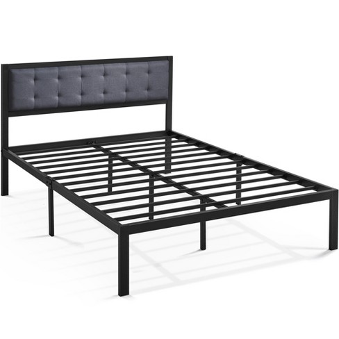 Yaheetech Metal Bed Frame Full/queen Size Platform Bed With Button ...