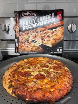 Red Baron Fully Loaded Meat Lover's Hand Tossed Crust Frozen Pizza - 28 ...