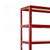 G-rack Garage Shelving Units For Storage -1 Bay - Red - 5 Tier - 3000lb ...