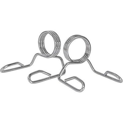 Fuxion Sports Pair Of Adjustable Metal Olympic Barbell Clamps : Target
