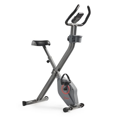 Sunny Health & Fitness Foldable Magnetic X-bike Pro Exercise Bike ...