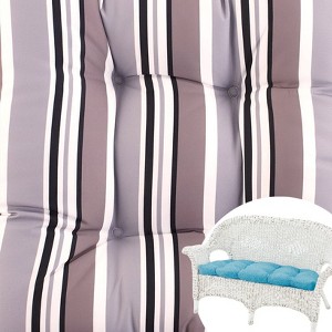 The Lakeside Collection Striped Outdoor Cushion Collection - Wicker ...