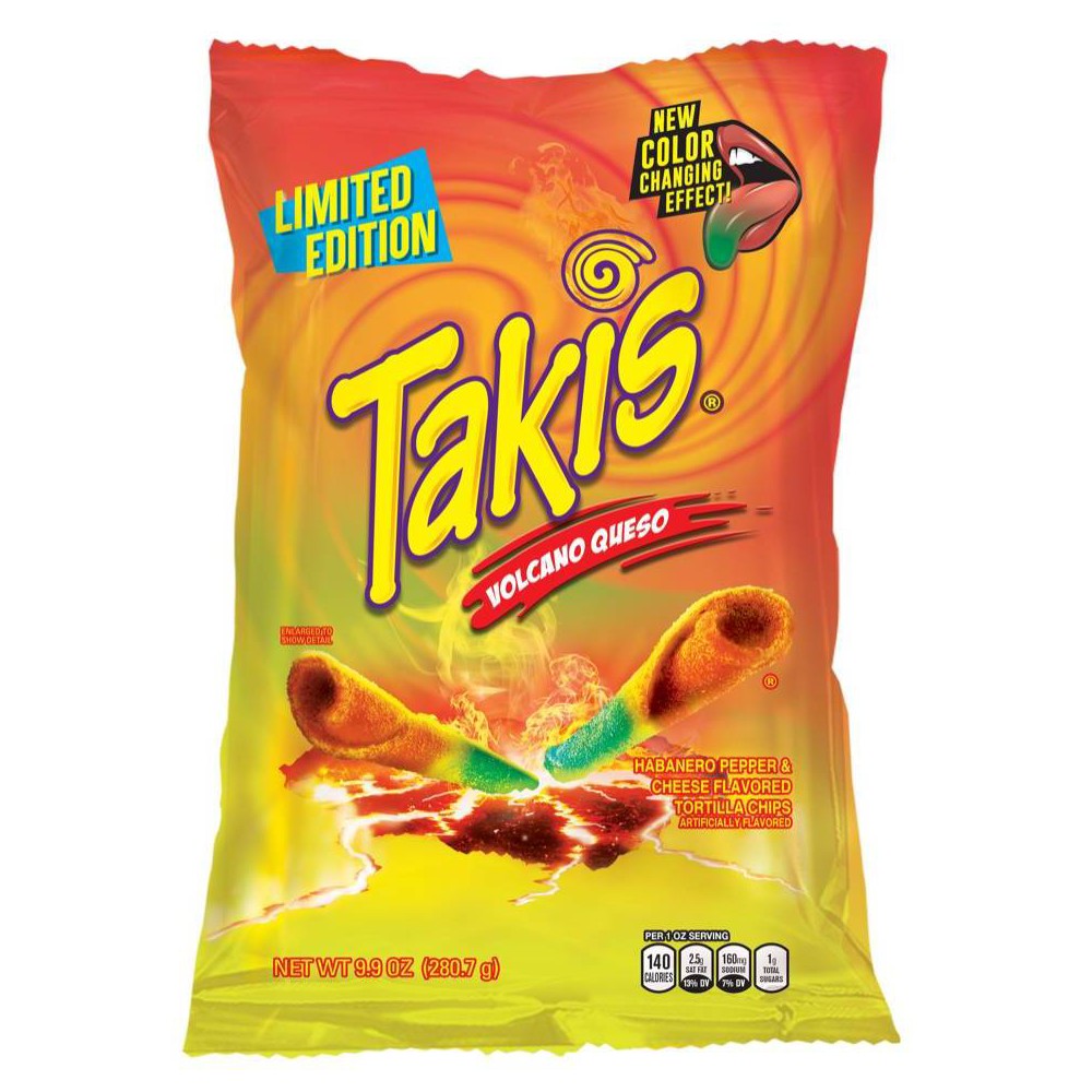 UPC 757528043223 - Takis Vocano Queso - 9.9oz | upcitemdb.com