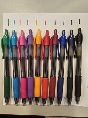 Pilot 18ct G2 Gel Pens Fine Point 0.7mm Assorted Inks : Target