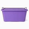 Life Story Purple Stackable Closet Organization Storage Box, 55 Quart ...