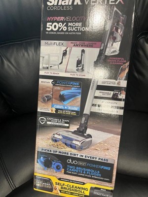 Shark Vertex Cordless Stick Vacuum With Duoclean Powerfins - Iz464h ...