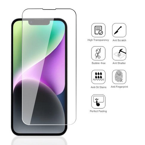 Reiko Iphone 13 Pro Max /iphone 14 Plus 2.5d Super Durable Glass (24pcs) : Target