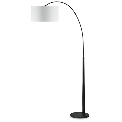Signature Design By Ashley Veergate Arc Floor Lamp Black/white ...