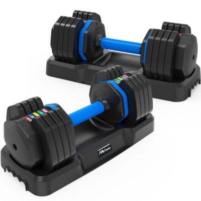 Costway 5-in-1 25lbs Weight Adjustable Dumbbell W/anti-slip Fast Adjust ...