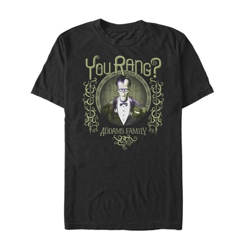Men's Addams Family Lurch You Rang T-shirt - Black - Small : Target