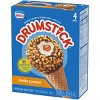 Nestle Vanilla Caramel Drumstick Ice Cream Cone - 4pk : Target