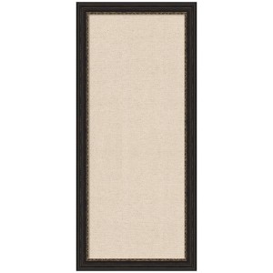 Kate and Laurel Pinboard Neutral Linen, 20x44, Bronze : Target