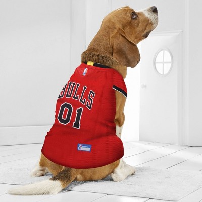 Nba Chicago Bulls 10" Pets Basketball Mesh Jersey : Target