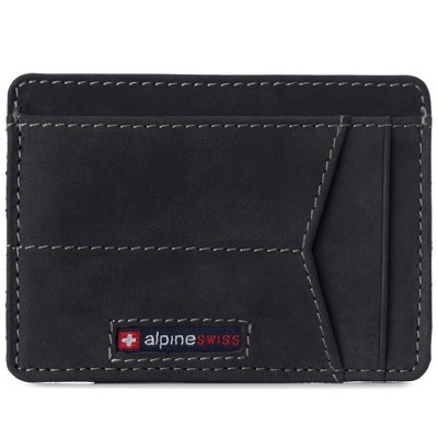 Alpine Swiss Oliver Mens Rfid Blocking Minimalist Front Pocket Wallet ...