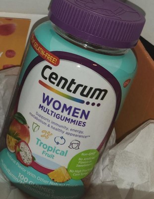 Centrum Women's Multivitamin Gummies - Tropical Fruit - 100ct : Target