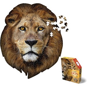 Madd Capp Puzzles - I AM Lion - 550 Pieces - Animal Shaped Jigsaw ...