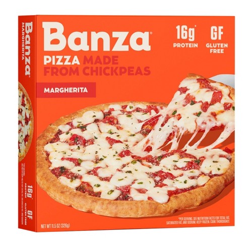 Banza Chickpea Gluten Free Protein Margherita Frozen Pizza - 11.5oz ...