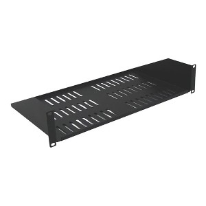 Wavenet - 1U Vented Server Rack Shelf, 14" Deep Steel Cantilever Tray ...