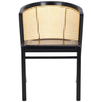 Edan Dining Chair - Black/natural - Safavieh : Target