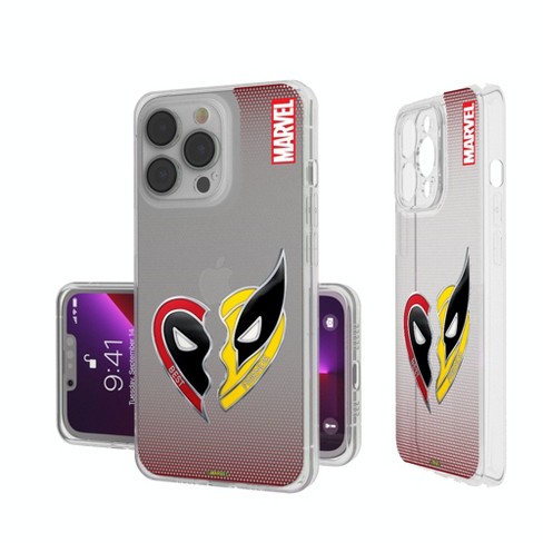 Keyscaper Marvel Deadpool Wolverine Grid Clear Phone Case For Iphone 13 ...