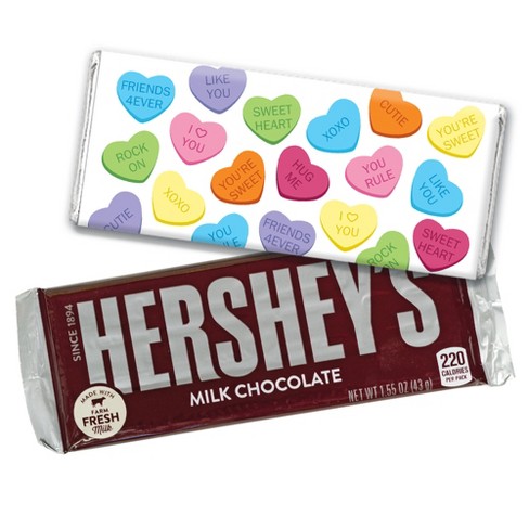 12ct To From Valentine's Day Candy Party Favors Hershey's Chocolate ...