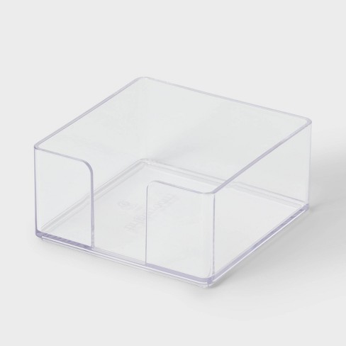 Acrylic Sticky Note Holder Clear - Brightroom™: Desk Organizer For ...
