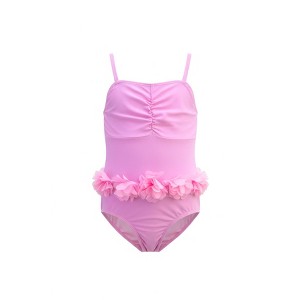 Pink Petal One-Piece Swimsuit Mia Belle Girls : Target