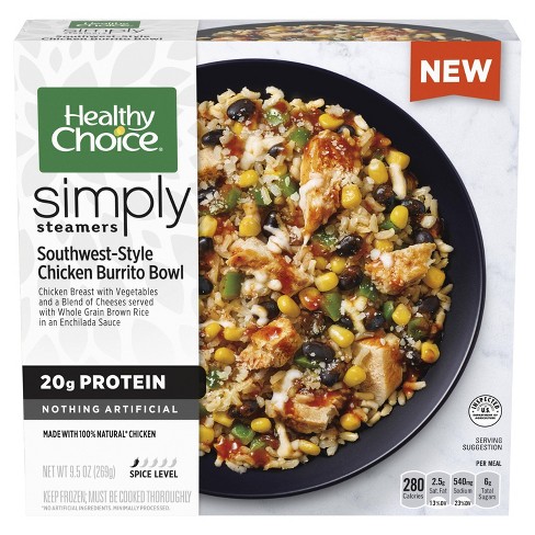 Healthy Choice Frozen Simply Steamers Southwestern Style Chicken ...