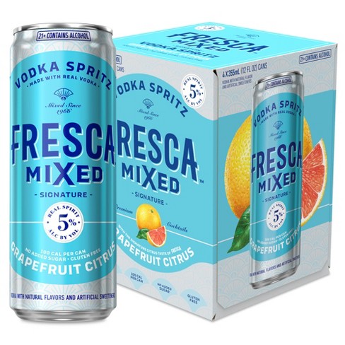 Fresca Mixed Vodka Spritz - 4pk 355ml Cans : Target