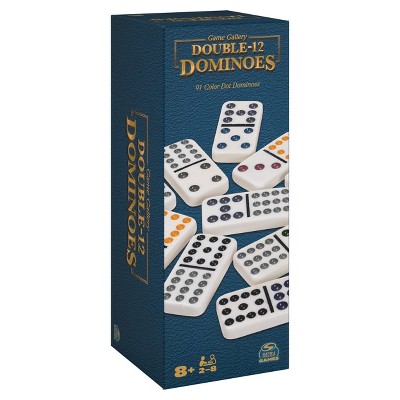 Cardinal Game Gallery Double 12 Color Dot Dominoes : Target