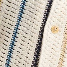 Boys' Short Sleeve Crochet Striped Button-Down Shirt - Cat & Jack ...