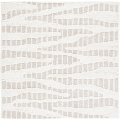 Manhattan Man159 Hand Tufted Area Rug - Beige/ivory - 6'x6' - Safavieh ...