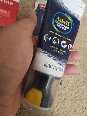 Advil Targeted Relief Pain Relieving Cream With Massage Applicator - 2 ...