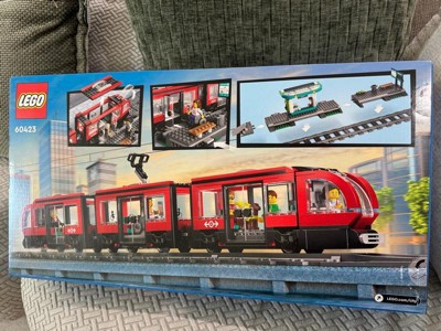 Lego City Downtown Streetcar And Station Toy Train Set 60423 : Target